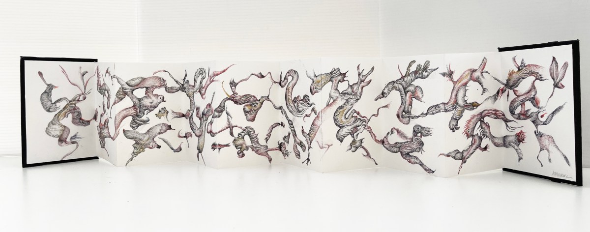 Concertina book drawing – anna warren portfolio